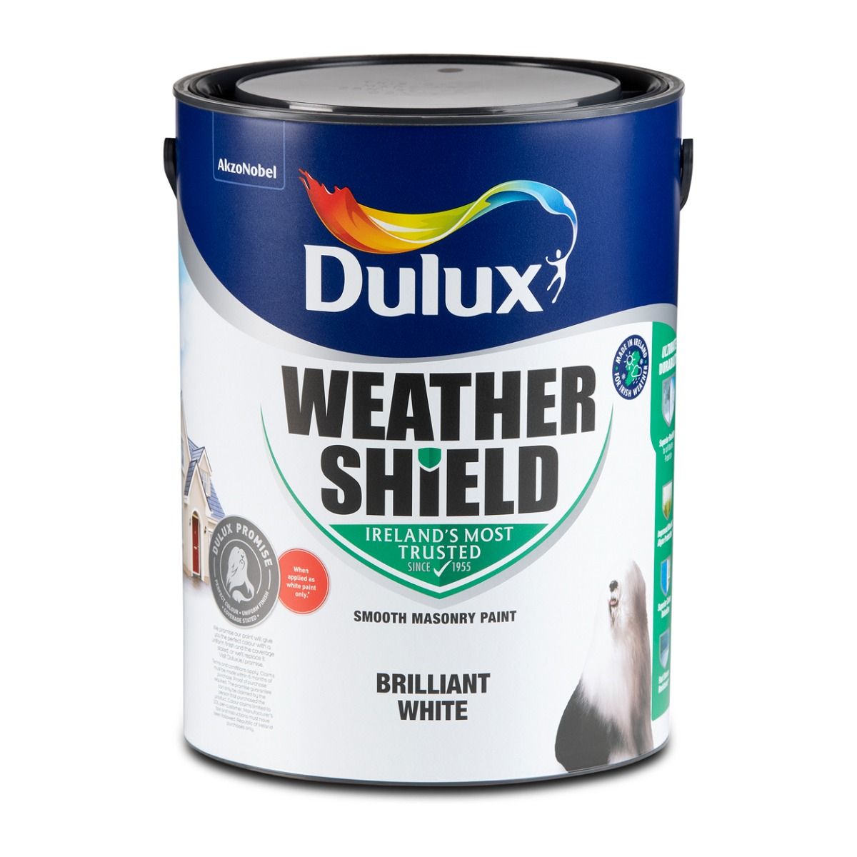 Dulux Weathershield White Masonry Paint 5lt Co. Meath – Tim Lodge ...