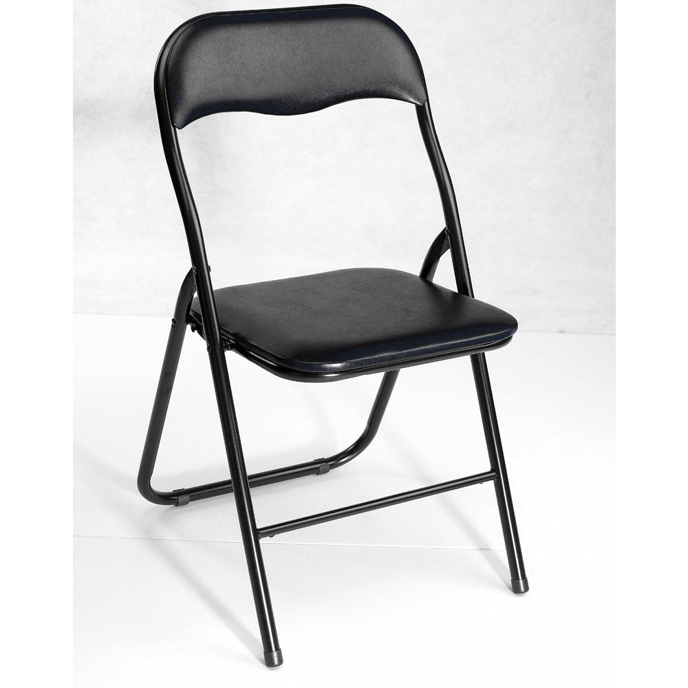 Folding Padded Chair Black Co. Meath – Tim Lodge Homevalue Athboy