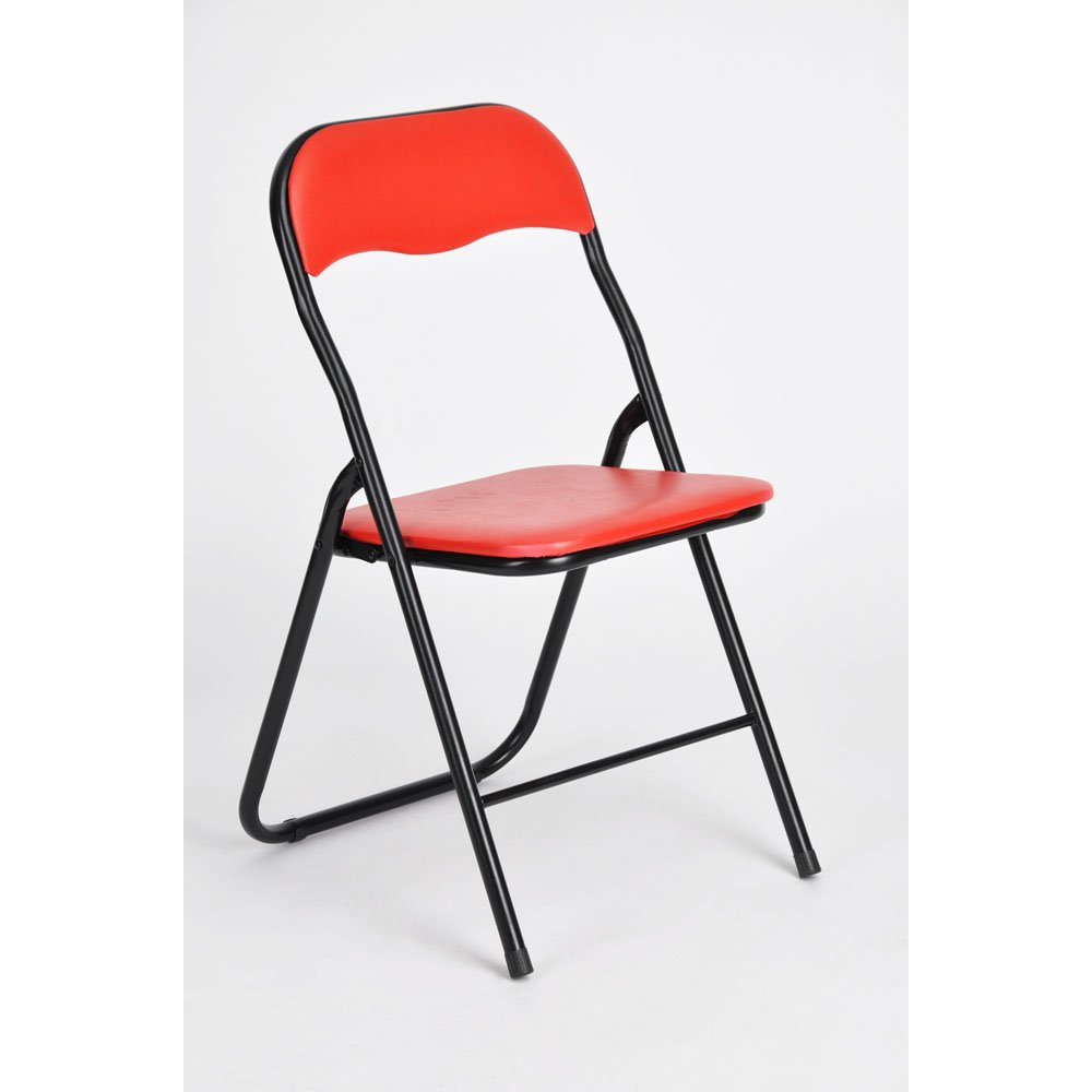 Folding Padded Chair Red Co. Meath – Tim Lodge Homevalue Athboy