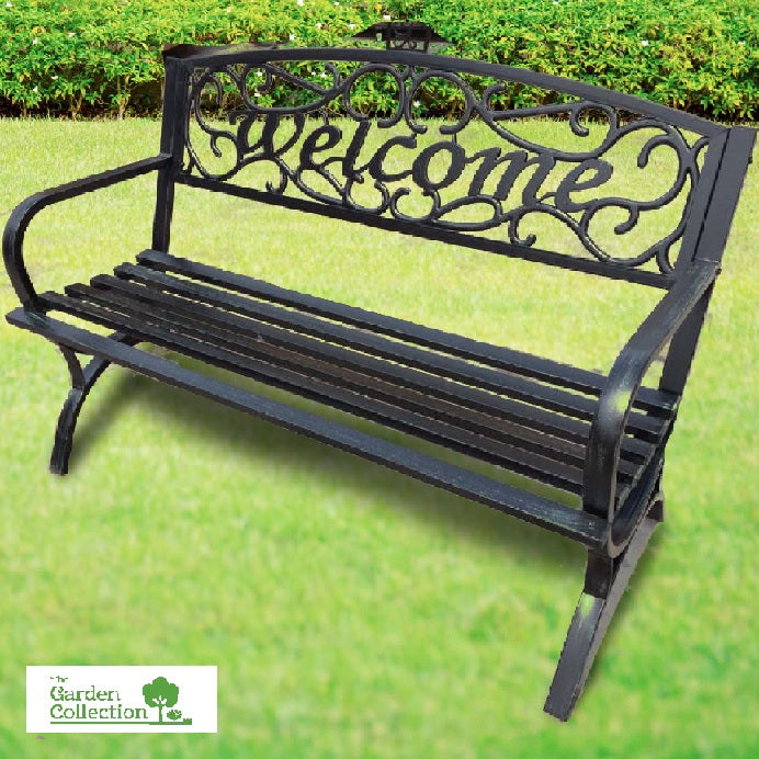Metal Welcome Garden Bench Co. Meath – Tim Lodge Homevalue Athboy